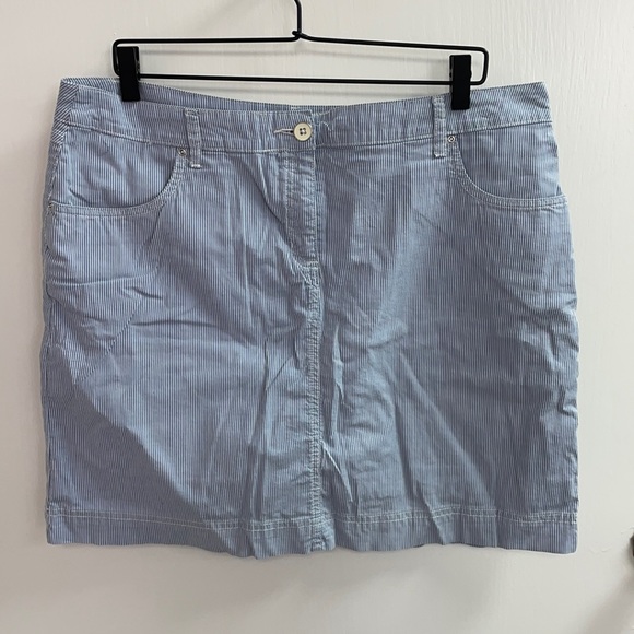 Karen Scott | Shorts | Karen Scott Womens Striped Skort 3777 | Poshmark